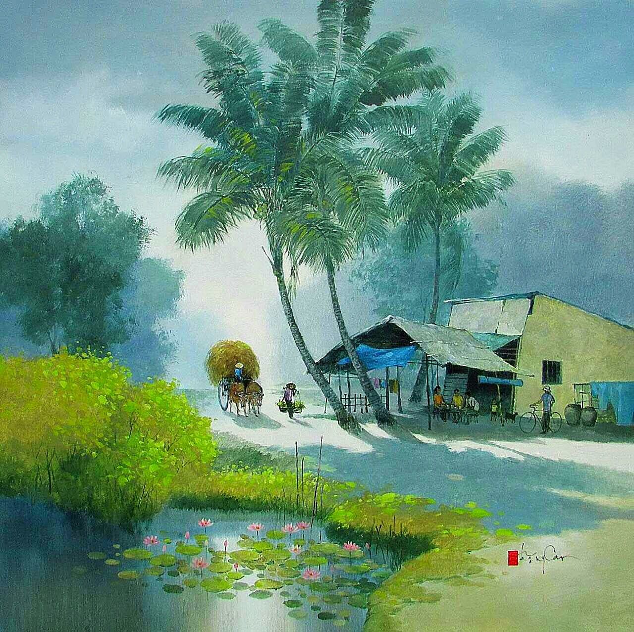 Paintings by Dang Can | The Gallerist