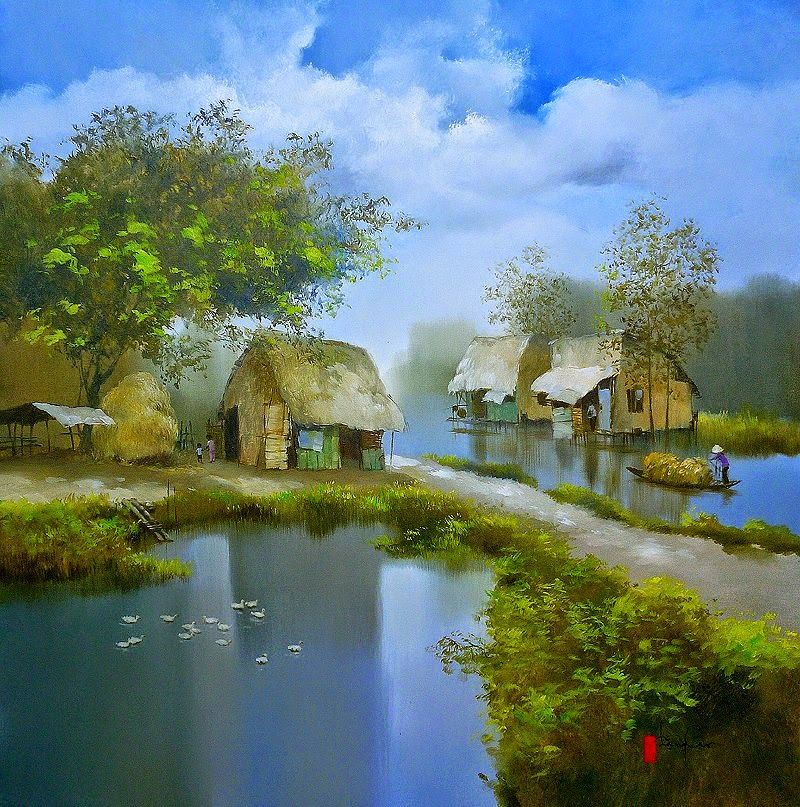 Paintings by Dang Can | The Gallerist