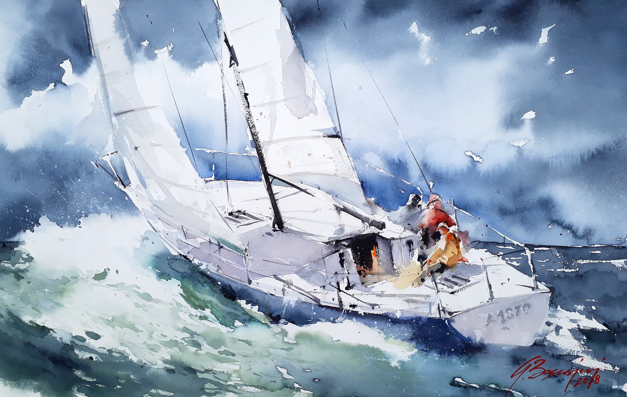 Giuliano Boscaini | Watercolor painter | The Gallerist