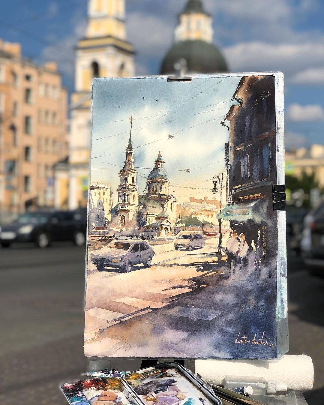 Watercolor paintings by Anastasia Kustova | The Gallerist