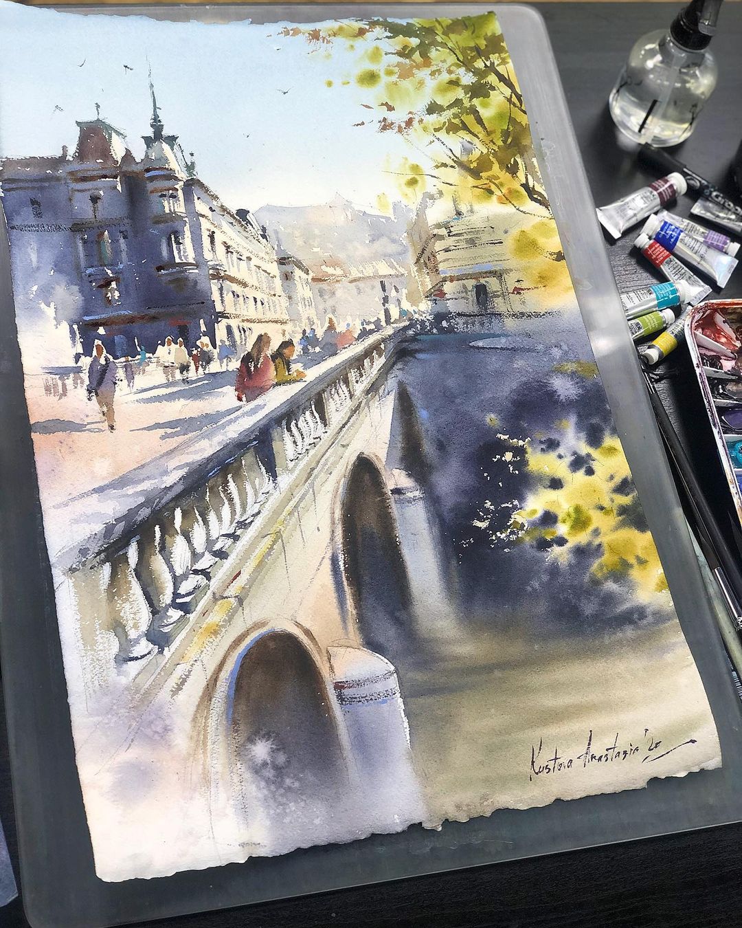 Watercolor paintings by Anastasia Kustova | The Gallerist