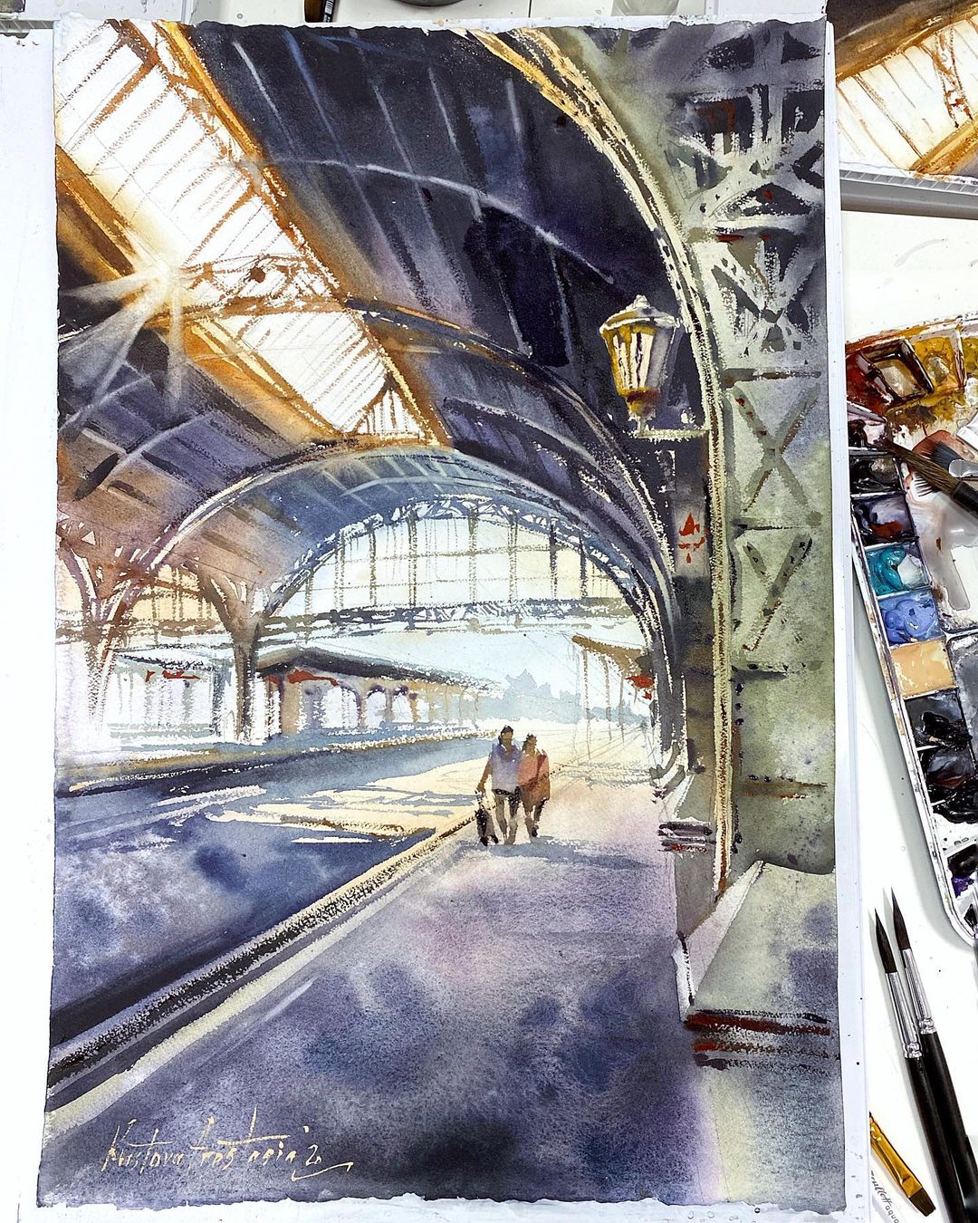 Watercolor paintings by Anastasia Kustova | The Gallerist