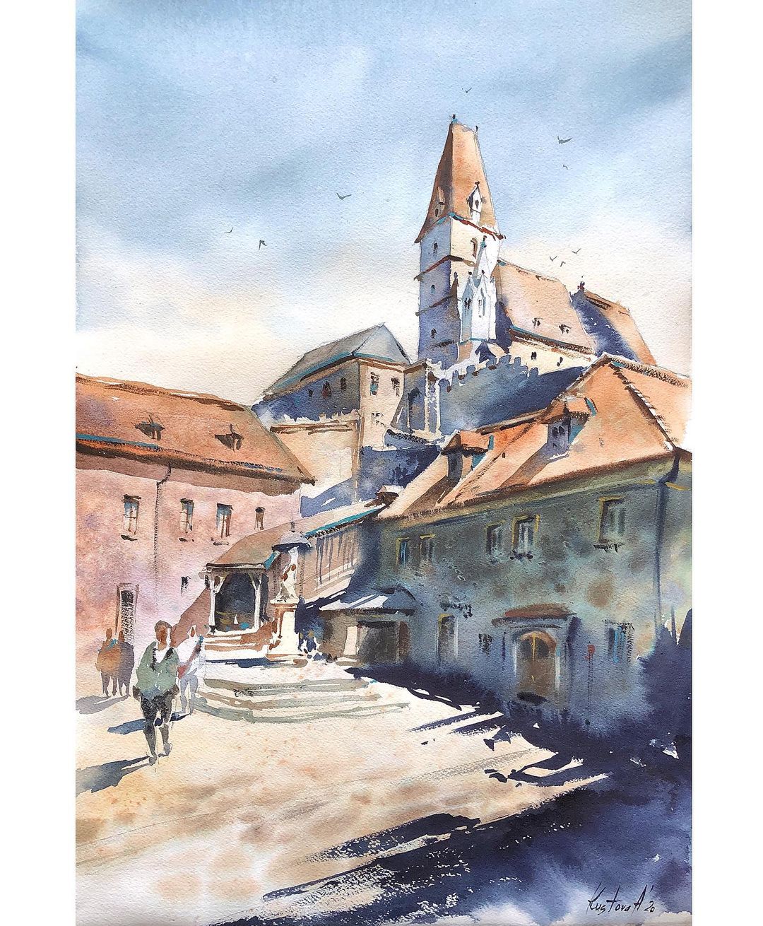 Watercolor paintings by Anastasia Kustova | The Gallerist