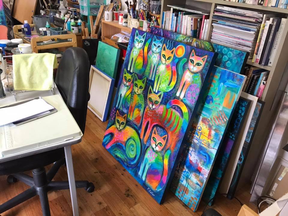 Paintings by Karin Zeller | The Gallerist