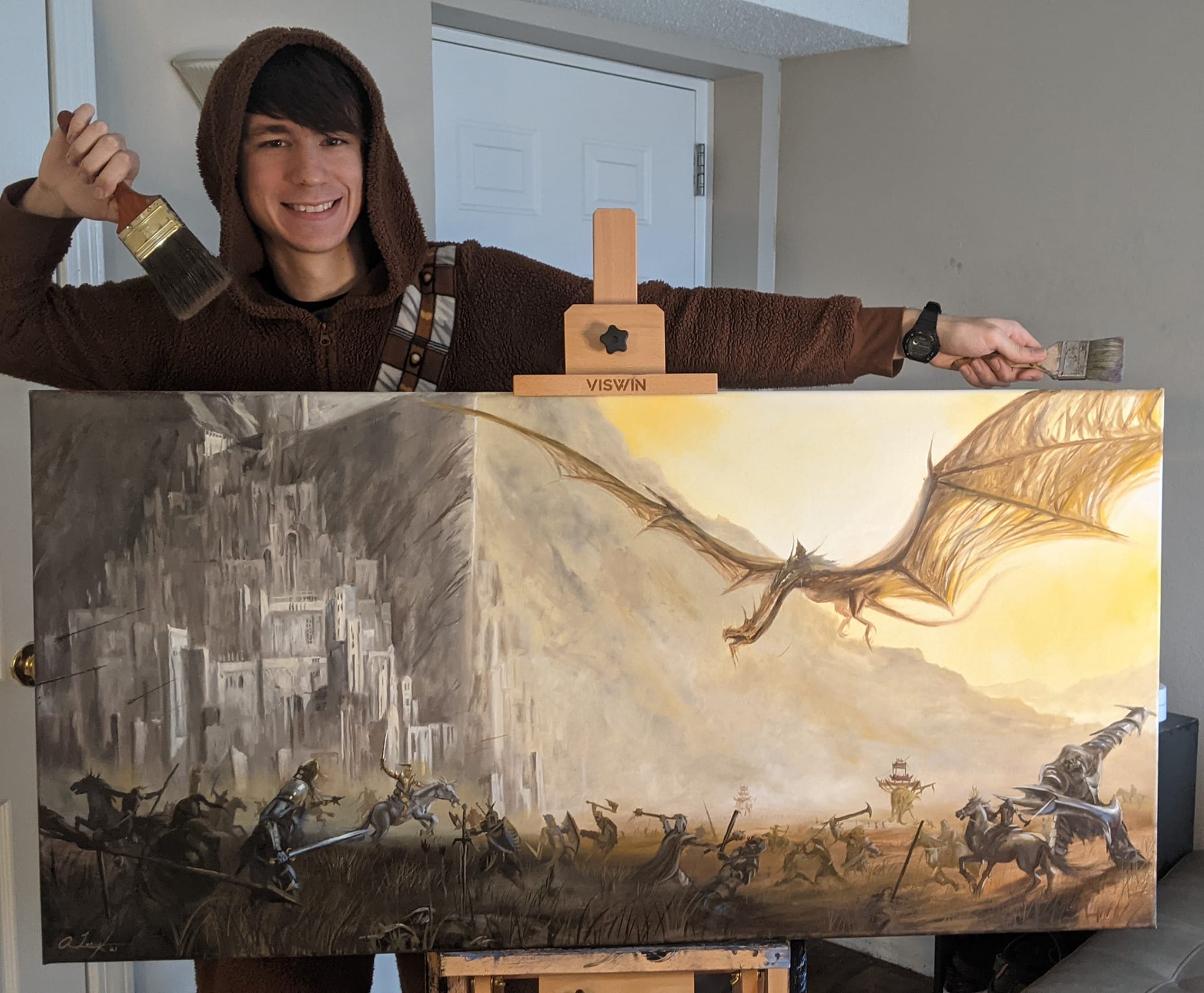 Fantasy Paintings by Aaron Long | The Gallerist