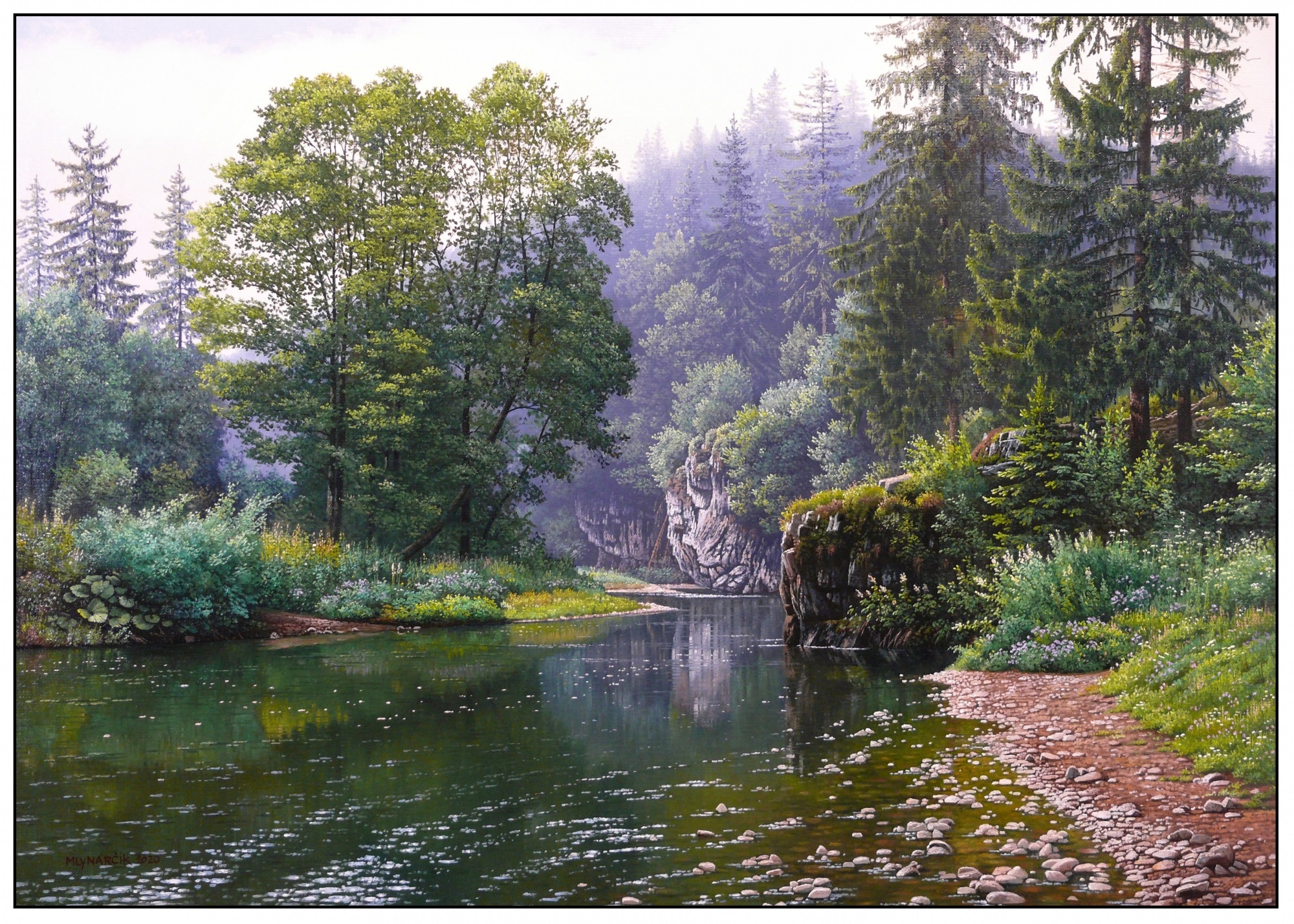 Paintings by Emil Mlynarcik | The Gallerist