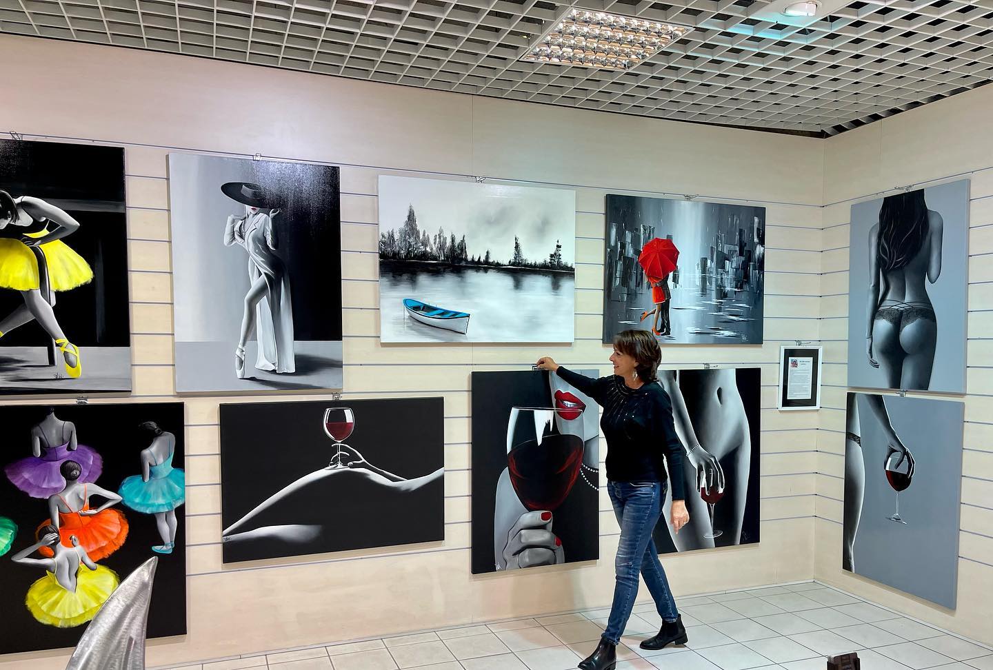 Paintings by Safia Bollini | The Gallerist